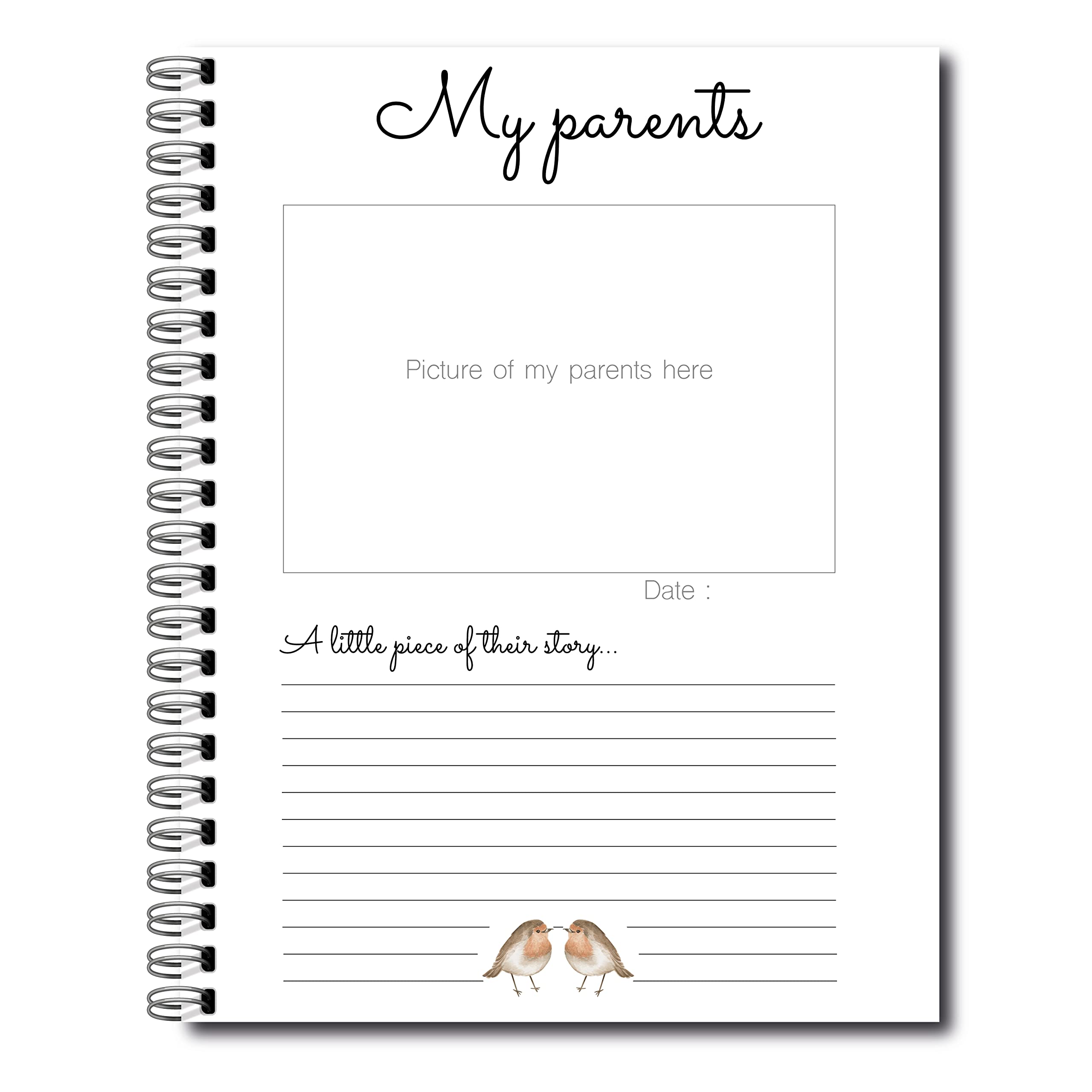 My Baby book, memories book, baby journal (Forest animals) Keepsake for Baby Boy or Girl, Timeless First Year,