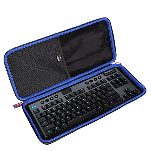 Mchoi Hard Carrying Case Fits for Logitech G915 TKL Tenkeyless Lightspeed Wireless RGB Mechanical Gaming Keyboard, Case Only Black