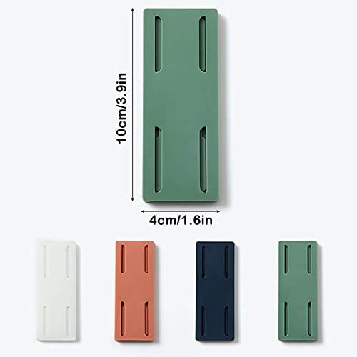 Self-Adhesive Desktop Socket Fixer Cable Strip Hold Wire Holder Wall-Mounted Socket Holder Home Cable Wire Racks