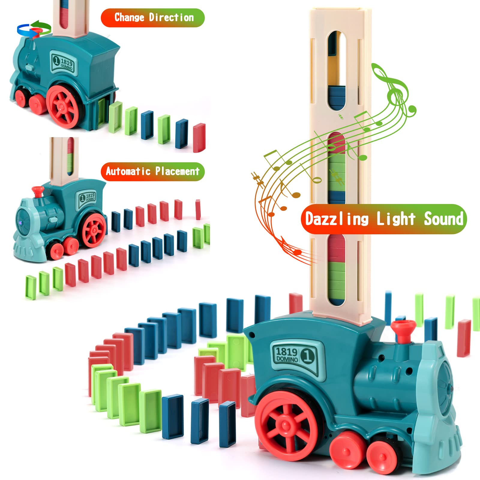 MoKasi Domino Train Toy