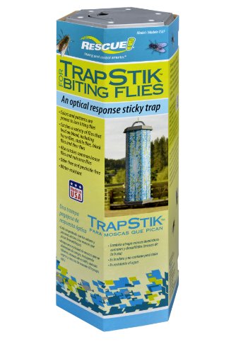 RESCUE! Deck & Patio Fly TrapStik - Odorless, Weather Resistant
