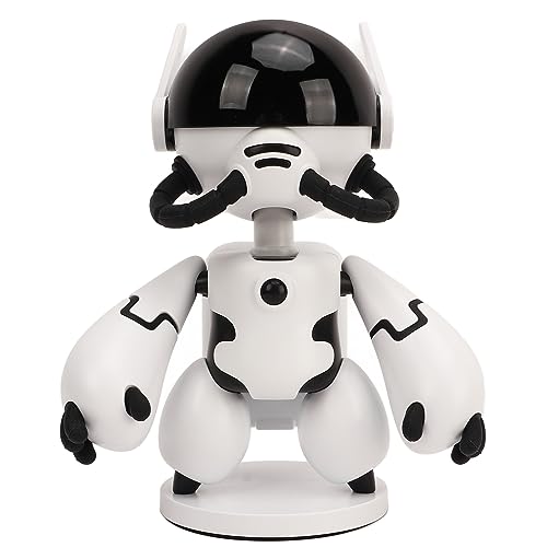 Robot Cameras for Home Security, 1080P Pan Tilt Camera with Phone App, Night Vision, Motion Detection, Auto Tracking, 24 Hour Security Guard, Large Capacity Battery, Powerful Lens