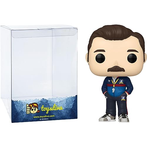 Tβeβd Lasso: Pβoβpβ! TV Vinyl Figurine Bundle with 1 Compatible Graphic Protector (1351-65710 - B)