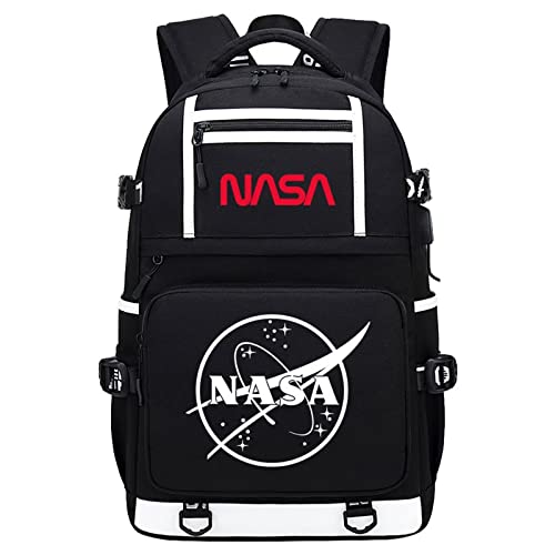 SHMIZZ NASA backpacks,Space Agency,teenagers,astronaut,USB computer bag