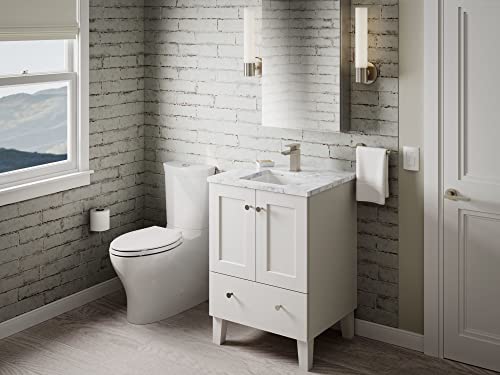 KOHLER K-8188-0 Vitreous China 11 inch x 11 inch Undermount Square Bathroom Sink, White