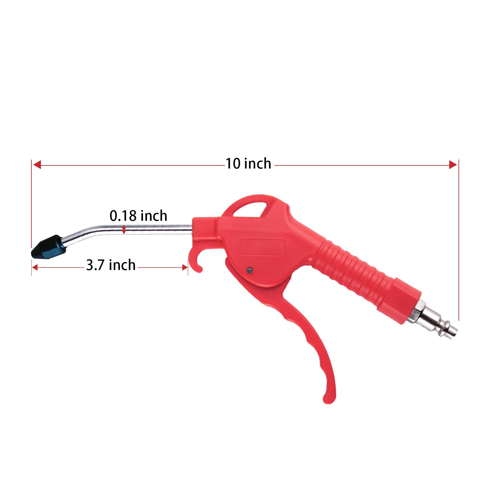 PNTGREEN Air Blow Gun, 4" Air Nozzle Blow Gun, Air Compressor Accessories and Dust Removal Cleaning Tool(1 Pack)