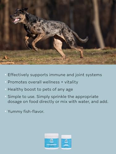 PETCODE PAWS Joint & Immunity Supplement for Dogs & Cats – Gluten-Free Joint Support Pet Nutrition with Multivitamin Blend – Premium Pet Supplies for Dogs Overall Well-Being & Immune Defense - 8 oz