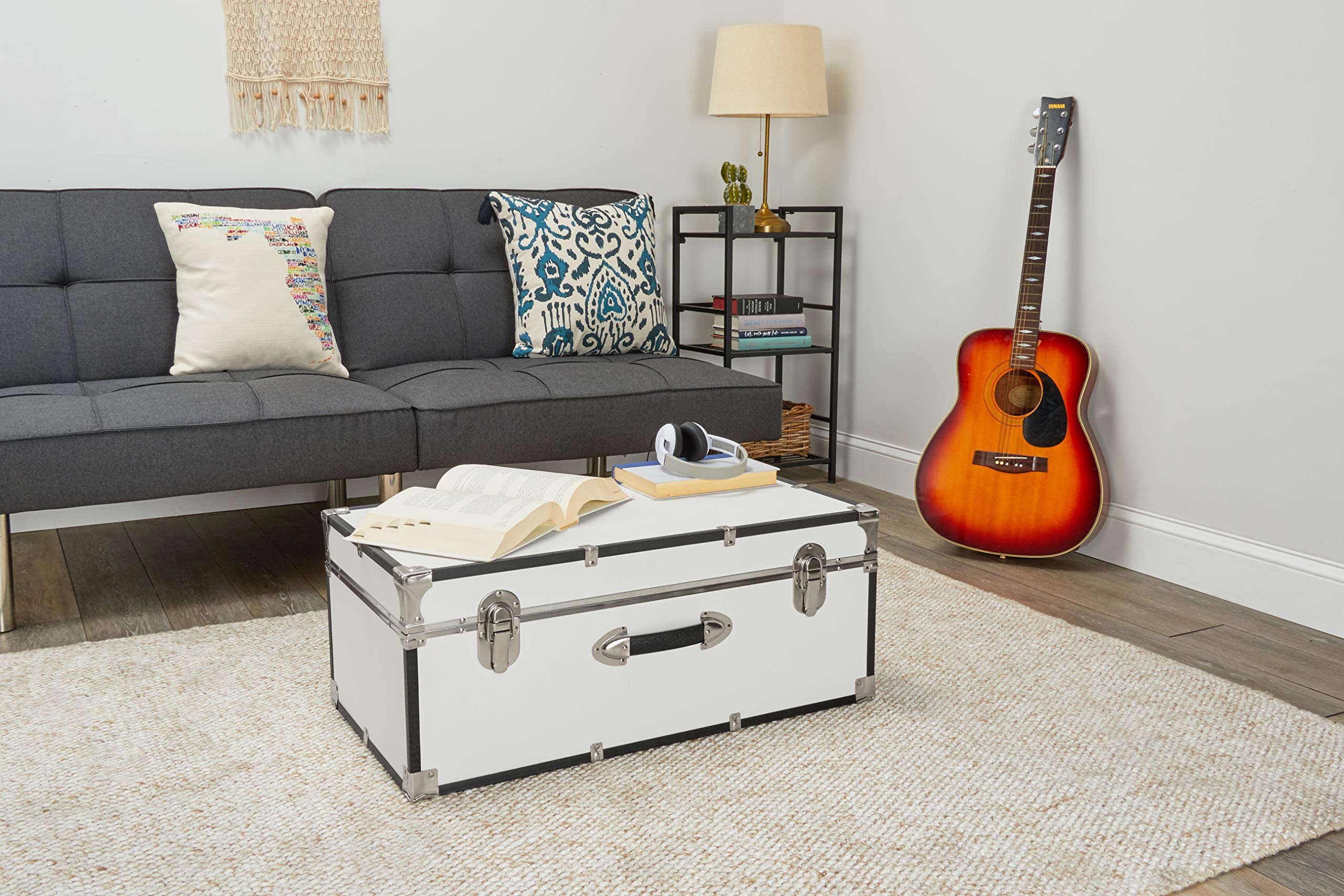 Seward Trunk` 30" Storage Trunk (White)