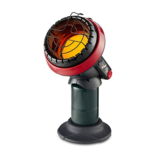 Mr. Heater 3800 BTU Portable Little Buddy Propane Emergency Heater with Push Start Button for Indoor and Outdoor Use, (2 Pack)