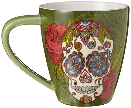 Lang Artisan Sugar Skull Café Mug , 17 oz, Multi