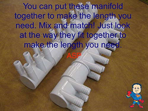 Manifold Hot Tub Spa Part 2" Street x 2" Slip x (6) 3/4" Water How to Video