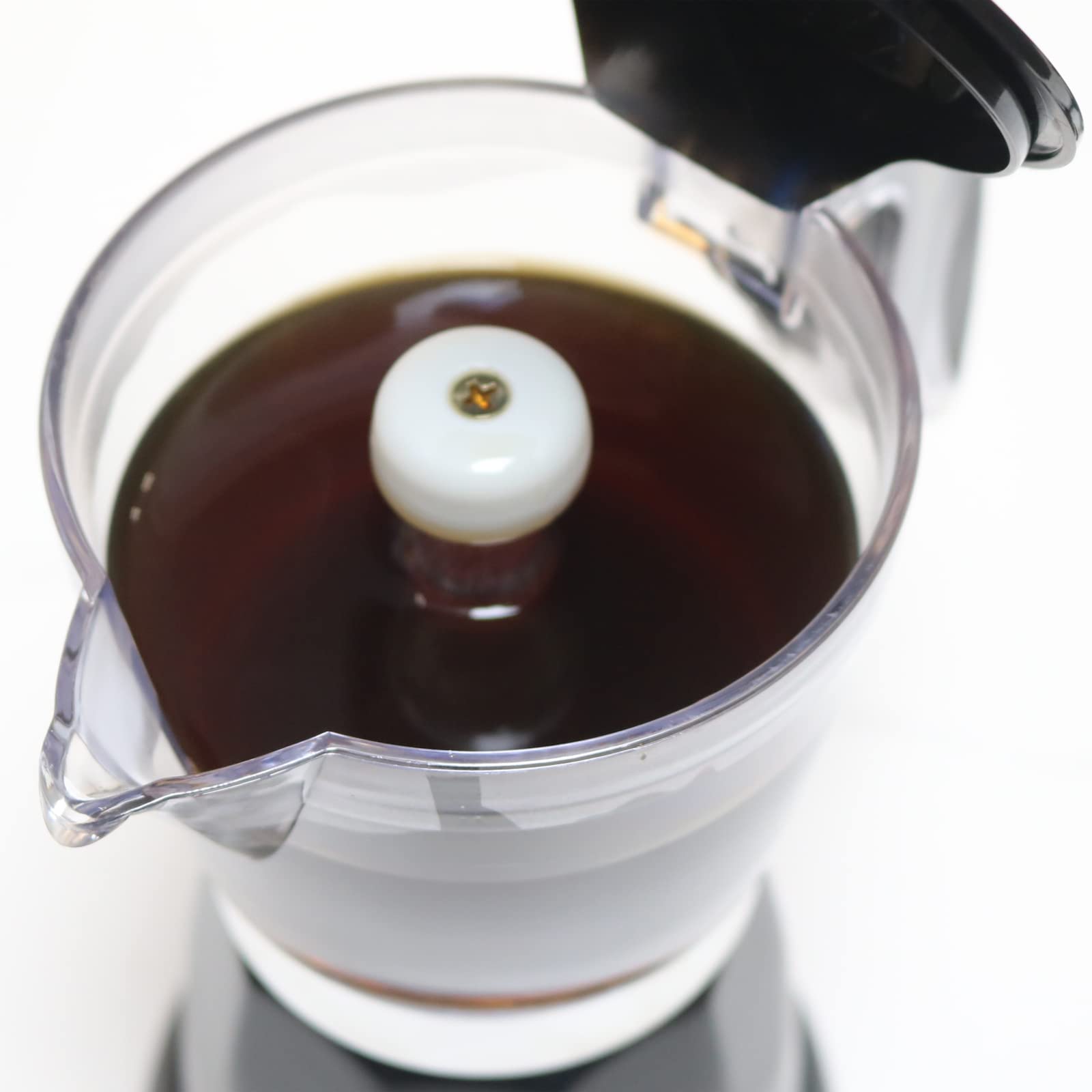 LAOION Cuban Coffee Maker, 6 Cup Electric Espresso Coffee Maker, 300ml Portable Cafeteras Electricas Modernas, Electric Moka Pot with Detachable Base & Overheat Protection, Coffee Gift for Home Travel