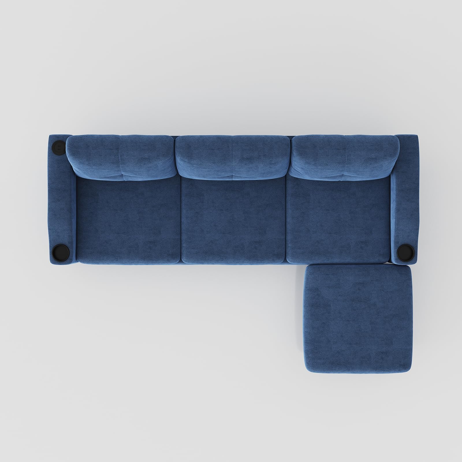 Uneeruiqy W2012126501 Sofas, Navy Blue