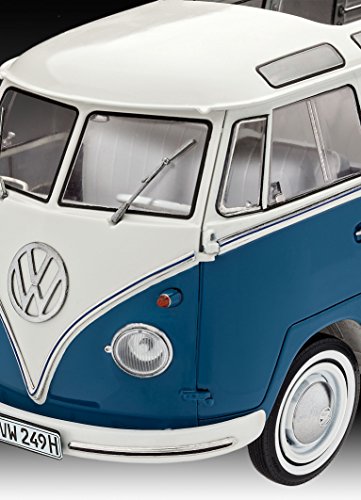 Revell 07009 Volkswagen T1 Samba Bus Model Kit, 1:16 Scale 27.2 cm, Multi-Color, 223