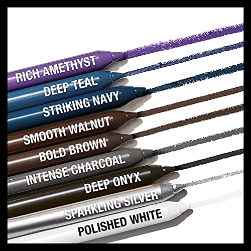 Maybelline TattooStudio Sharpenable Gel Pencil Longwear Eyeliner Makeup, Sparkling Silver, 0.04 oz. (Pack of 2)