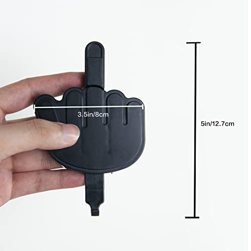 TOIVO Finger Hand Key Hanger for Wall，Funny Key Holder for Wall Funny Gift Idea，Middle Finger Keychain Ejects The Finger，for Doorway Wall Entryway Hallway Funny Office Wall Decorative