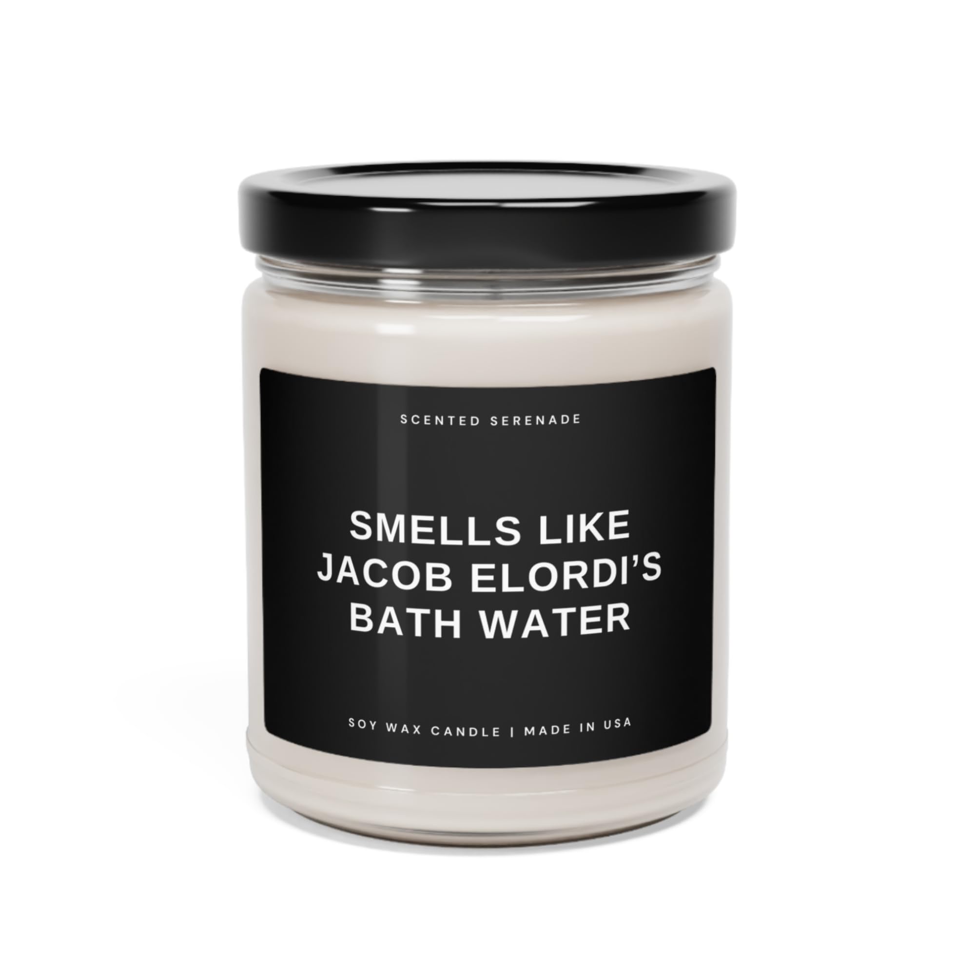 Smells Like Jacob Elordi Bath Water Candle, Ecofriendly Soy Wax Candle - 9oz