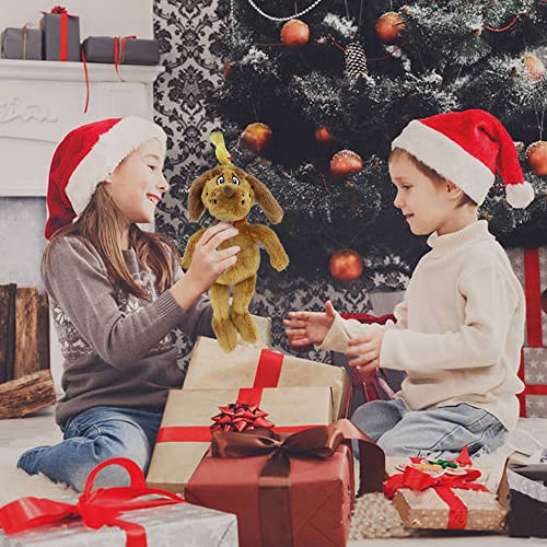 RELIGES Christmas Plush Toy Green Monster Doll,Suitable for Christmas Decorations/Gifts (Dog Plush)
