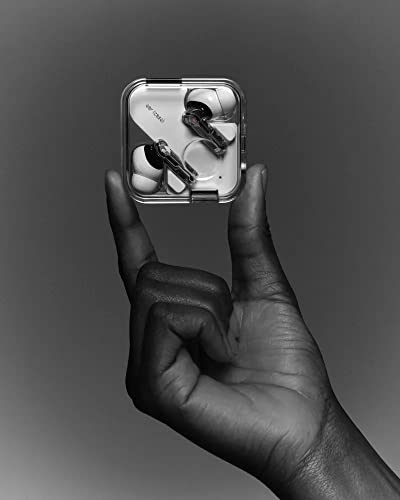 Nothing Ear 2 Hi-Res Wireless Earbuds, 2023 New Noise Cancelling Headphones with Dual Chamber Design, Bluetooth Earbuds for iPhone, Android, 4.5g Ultra Light, 36Hrs Playtime, White