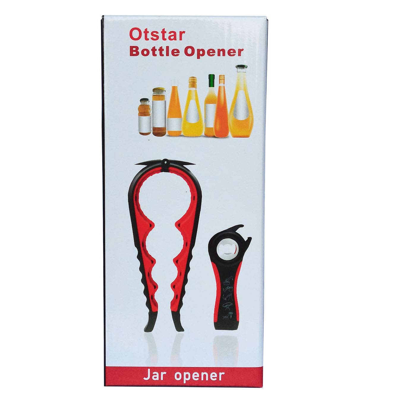 Jar Opener Bottle Opener and Ring Pull Can opener for Seniors, Arthritis Hands and Anyone with Low Strength, Arthritis Jar Openers Get Lids Off Easily