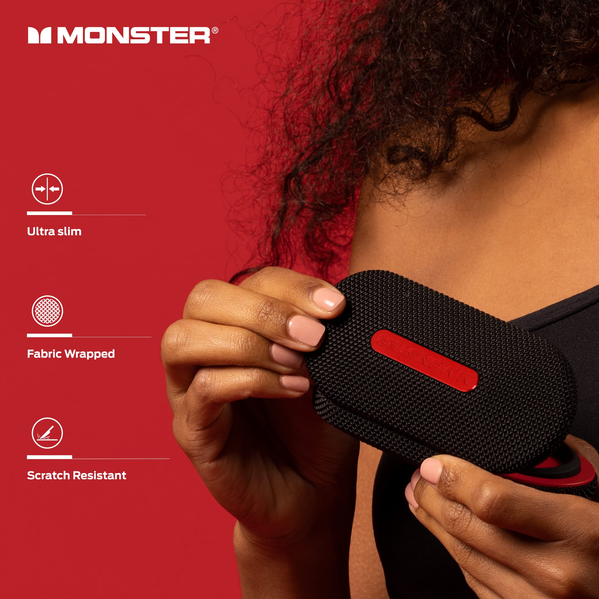 Monster DNA Fit ANC True Wireless Bluetooth Earbuds, Black (Renewed)