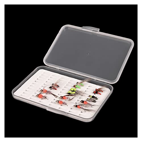 MEFESE Fly Hook Box Fly Fishing Hook Box with Foam Waterproof Durable Fishing Gear Transparent S M L Size Fishing Tackle Box