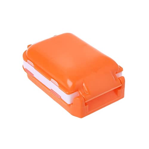 MEFESE Small Fishing Tool Box Outdoors 3-Tray Tackle Box Portable Tackle Organizer for Fishing Accessories Mini Toolbox