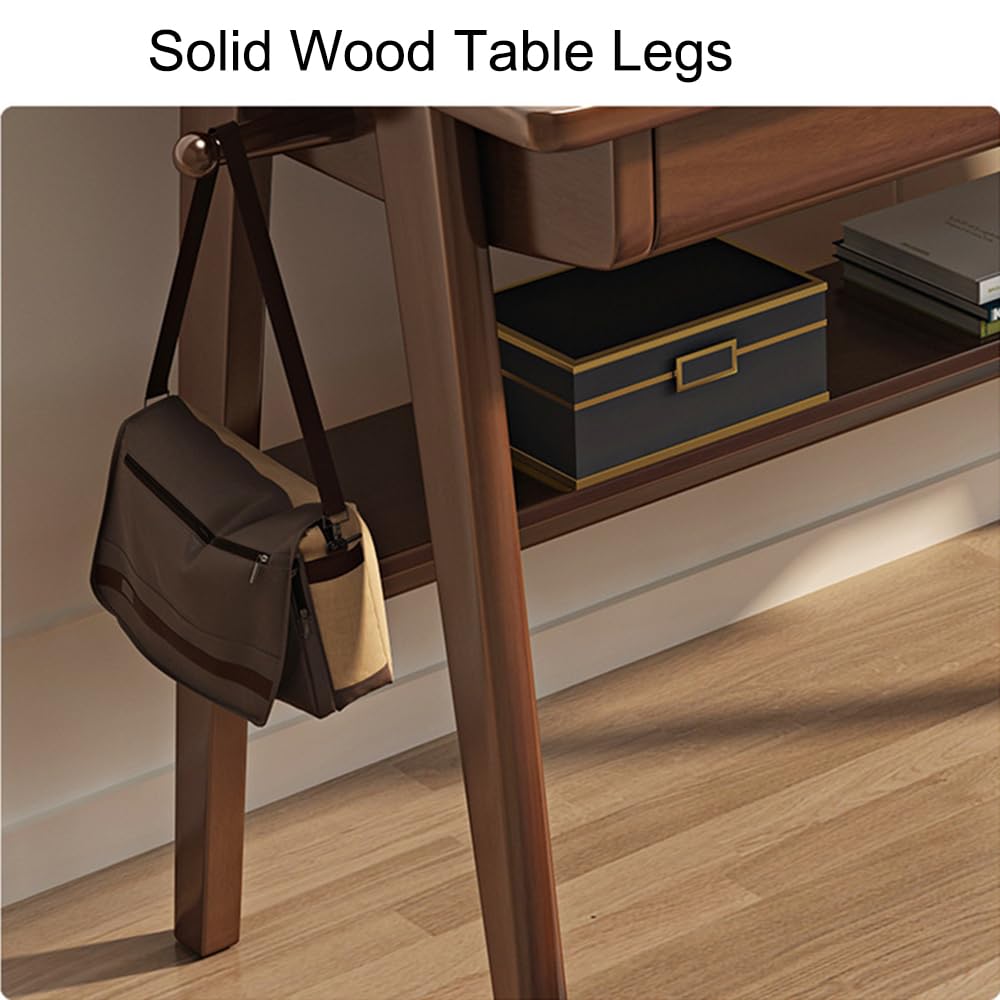 LITAITAI Modern Minimalist Solid Wood Desk Simple Computer Desk Writing Desk Student Study Desk Home Use Desk(Not Include Chairs) (80CM/31.5'')