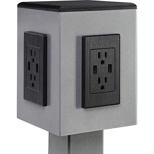 Lorell, LLR34000, Mobile Power Tower, 1, Gray