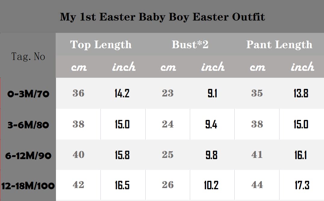 Noubeau Baby Boy Girl Easter Outfit My 1st Easter Long Sleeve Romper Stripe Pants Bunny Ears Hat 3PCS Clothes Set(Bunny-2,3-6 Months)