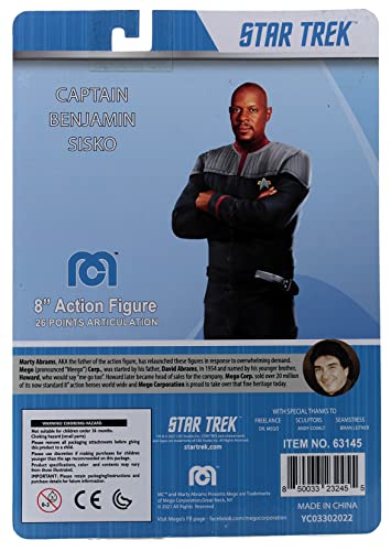 MEGO CORPORATION Star Trek: Deep Space Nine โ Captain Sisco 8-Inch Action Figure