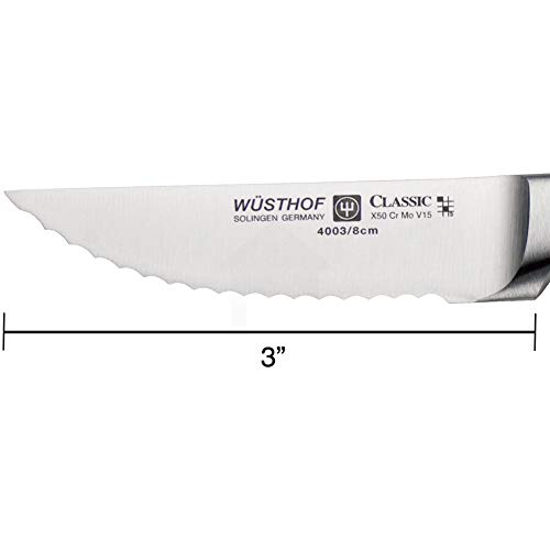 Wusthof Classic Paring Knife, One Size, Black, Stainless Steel