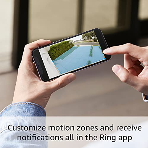Ring Floodlight Cam Wired Plus with motion-activated 1080p HD video (2021 release), 2-pack, White