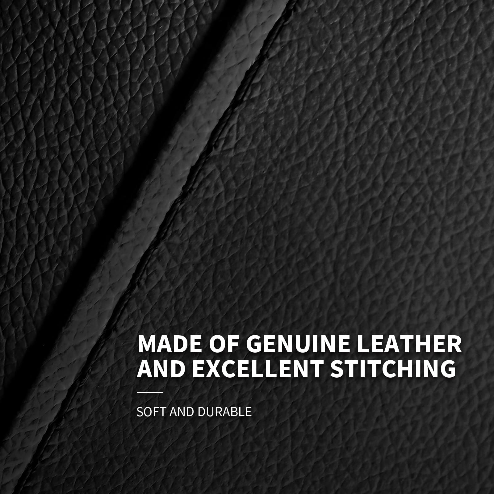 LifeImpree Genuine Leather Wallet for Men Large with Coin Pocket,RFID Bifold Wallets for Men with 2 ID Window and 11 Slots,Gift Box(Black)