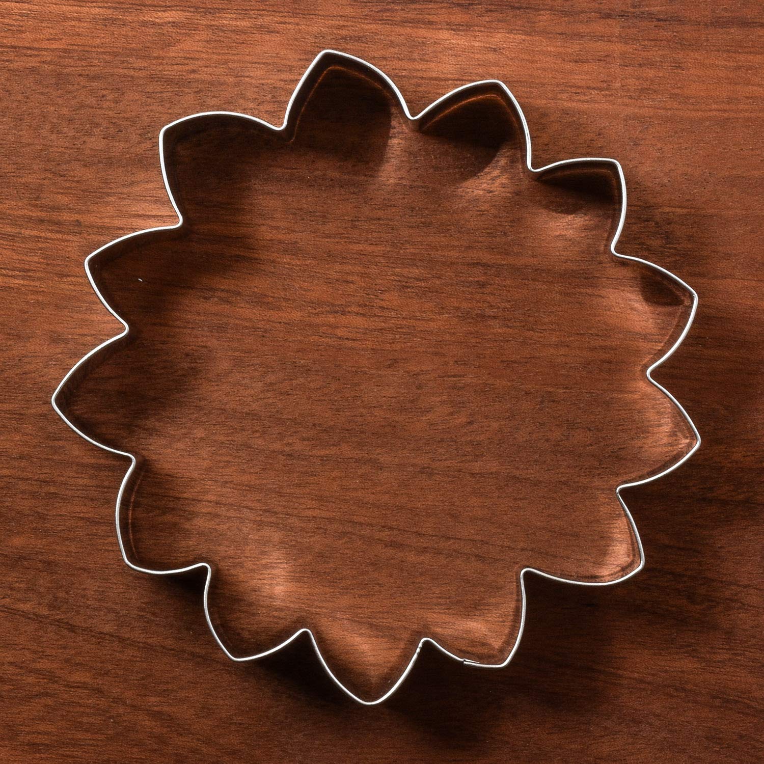 LILIAO Fall Pumpkin Flower Cookie Cutter - 4.4 x 4.4 inches - Stainless Steel - By Janka