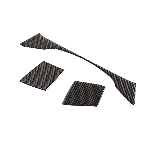 PIUGILH for 11th Honda Civic 2022 Real Carbon Fiber Car 3D Sticker Interior Dashboard Speed Decoration Frame Interior Car Accessories