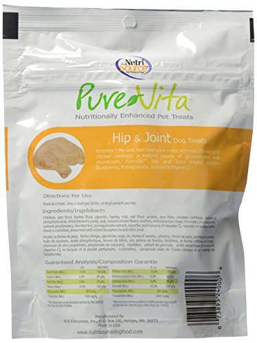 Pure Vita, Dog Treats, Hip & Joint, 6 Oz