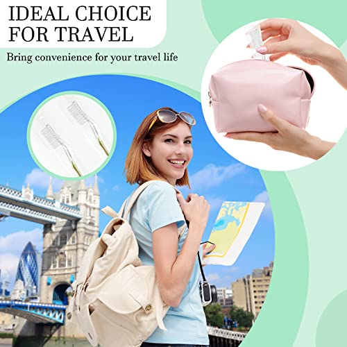 Remerry 100 Pack Individually Wrapped Disposable Toothbrushes Bulk Travel Toothbrushes Manual Disposable Tooth Brush Soft Bristle Tooth Brush for Adults Kids Hotel Guest Camping Travel, 2 Colors