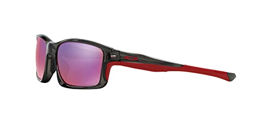Oakley Mens Chailink OO9247-10 Polarized Ractangular Eyeglasses, Grey Smoke, 57 mm