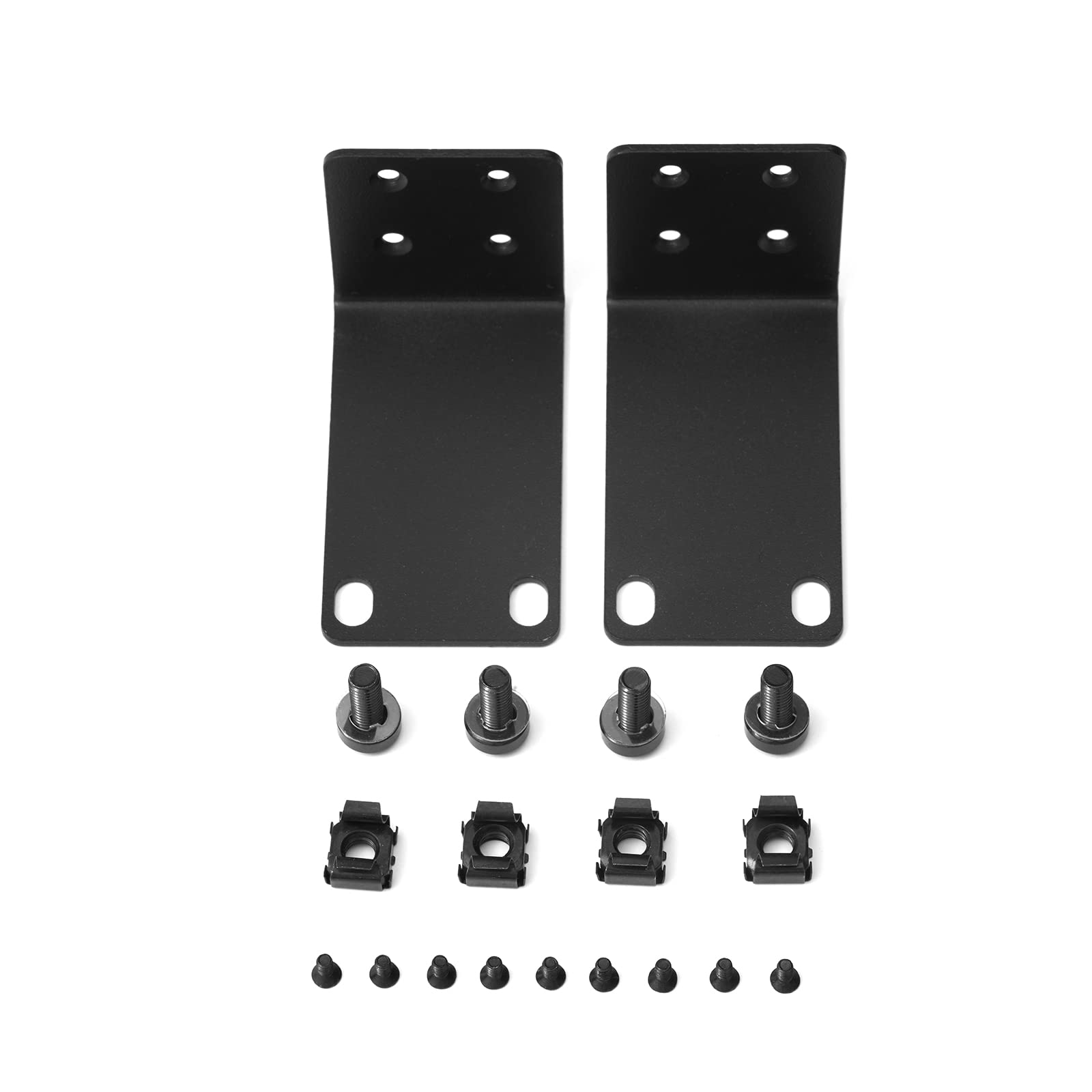 MokerLink Metal Rack Mount Ear for 13 inch Switches, Compatible for Netgear, D-Link, TRENDnet Series Switches
