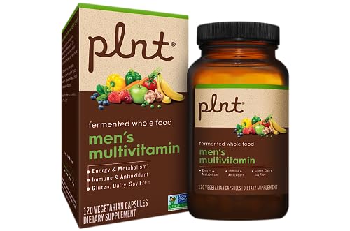 plnt Fermented Whole Food Men?s Multivitamin (120 Vegetarian Capsules)