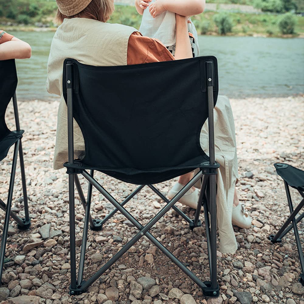 LIXADA Portable Folding Camping Chair with Carrying Bag for Outdoor Camping Hiking Fishing Picnics