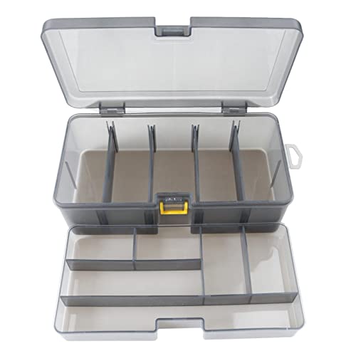 MEFESE Double Layer Fishing Tackle Box Accessories Lures Bait Storage Case Shrimp Boxes for Lure Cover Organizer Baits Container