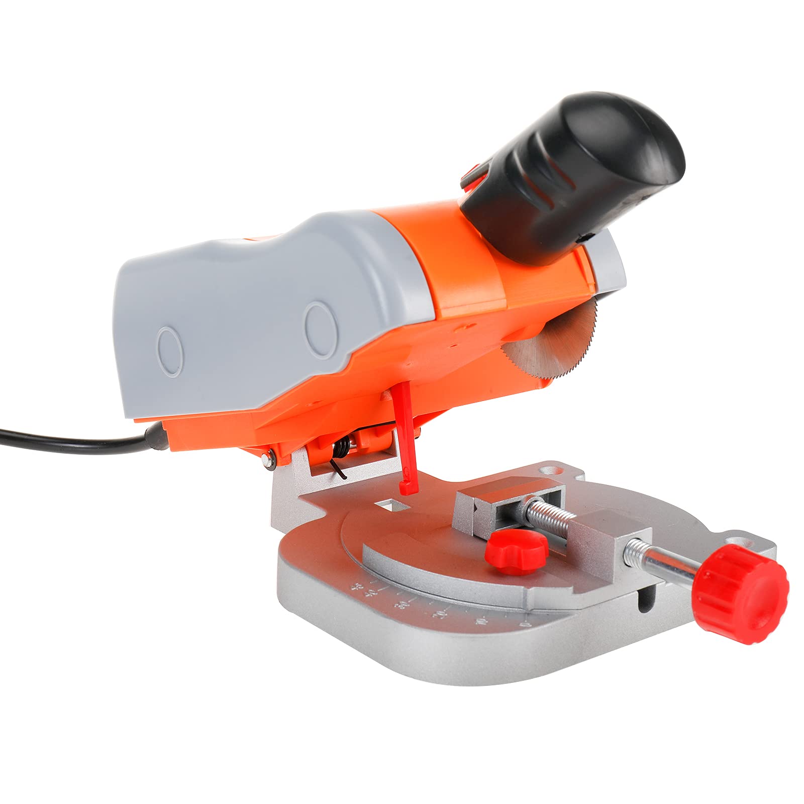 LuckyHigh Mini Benchtop Cut-Off Miter Saw 2" Blade 1/2" Cutting Depth Mini Bench Cutting Metal Wood Plastic