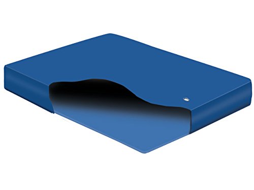 Waterbed Soft Side (Foam Rail) King Deep Fill (72x68x8) Free Flow Mattress with Liner and Fill&Drain Kit