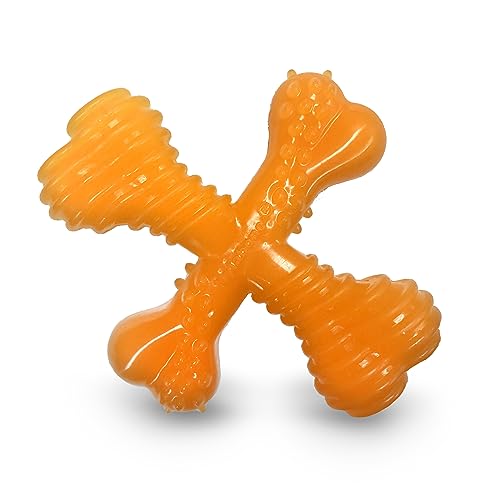 Nylabone Flexi Chew X-Bone Senior Dog Chew Toy Turket & Sweet Potato Small/Regular (1 Count)
