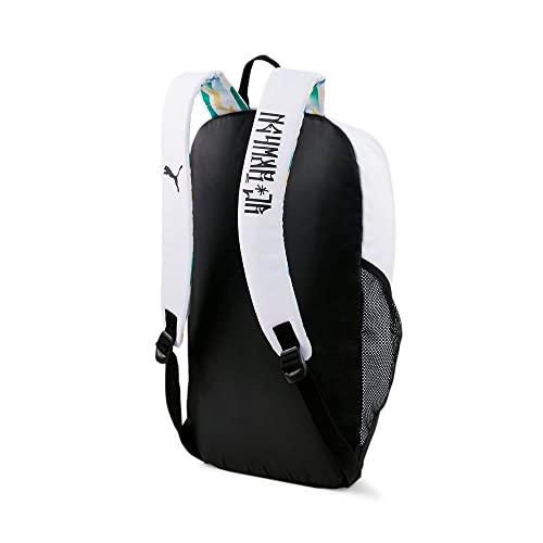 Puma - Unisex Neymar Backpack, Color Puma White/Puma Black/Amazon Green/Dandeli, Size: O/S