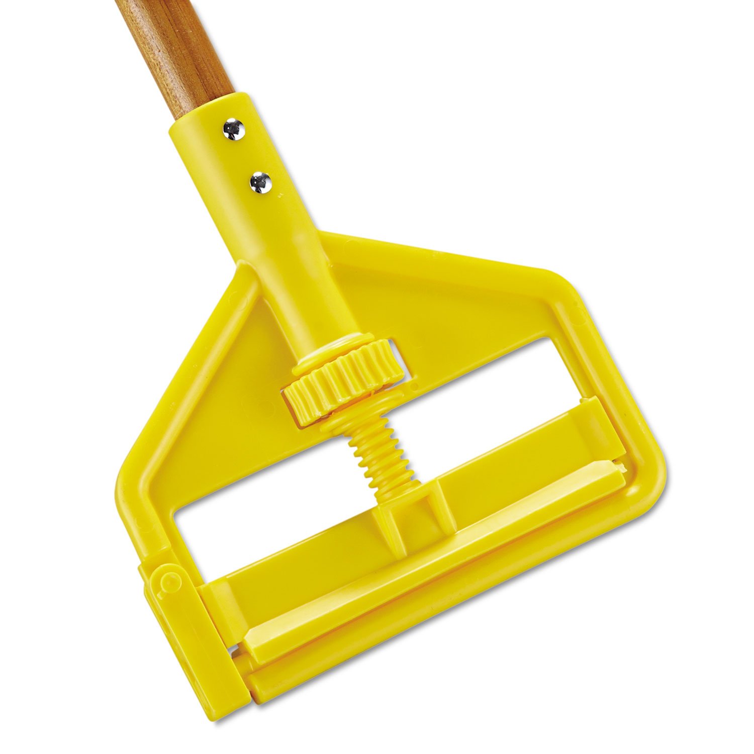 Rubbermaid Commercial H116 Invader Side-Gate Wood Wet-Mop Handle, 1 dia x 60, Natural