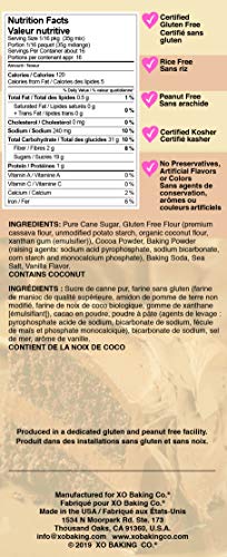 XO Baking Co. Chocolate Cake Mix - Flavorful Non-GMO Certified Chocolate Cake Baking Mix - No Preservatives or Artificial Flavors (1 Pack)