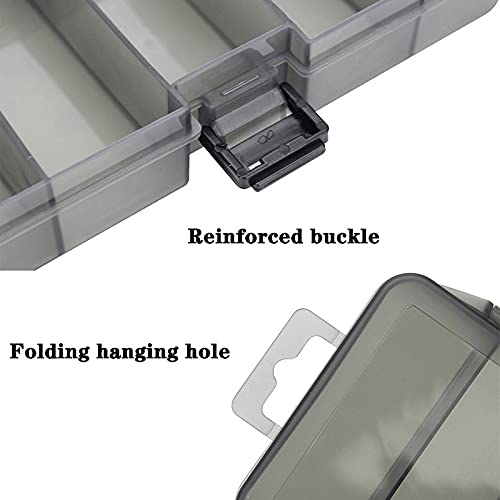 LMMDDP 5 Grid Thick Storage Box Tool Accessories Box Fishing Bait Box Fishing Accessories